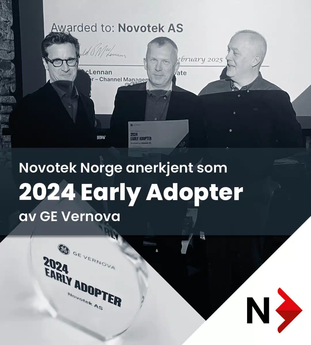 Novotek Norge anerkjent som 2024 Early Adopter av GE Vernova - Novotek ...