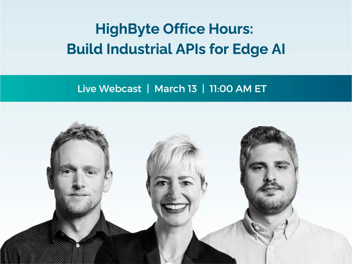 HighByte Webinar: Build Industrial APIs for Edge AI - Novotek Norge
