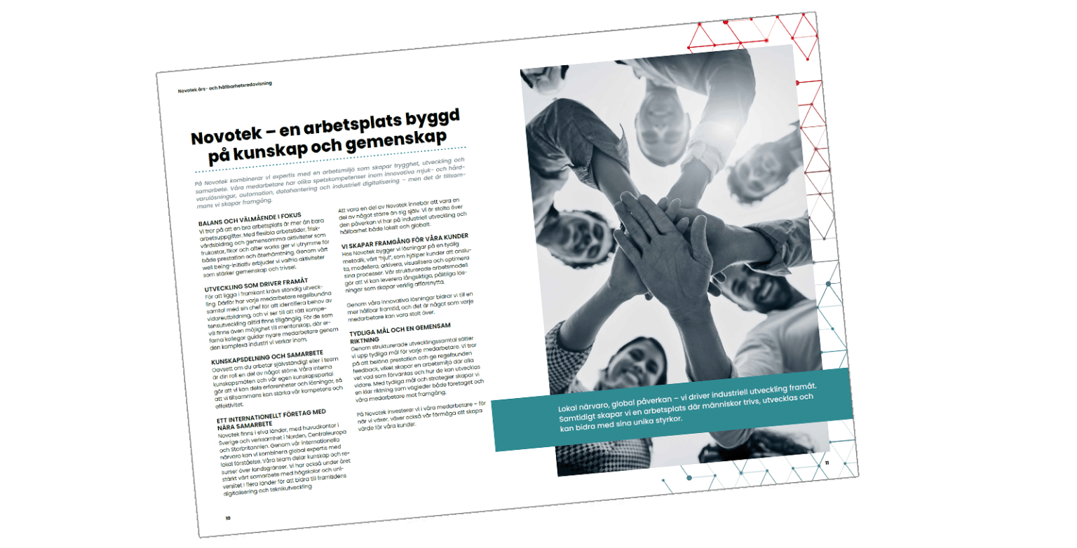 Annual and Sustainability Report 2024 - Novotek Group